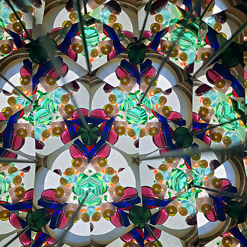 Brass Kaleidoscope With Gemstones And Poem In A Leather Case ...