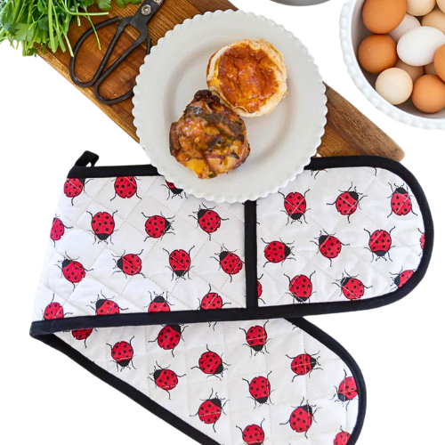 Lady Bird Design Heavy Duty Double Cotton Oven Mitts – Greenmantle Gifts