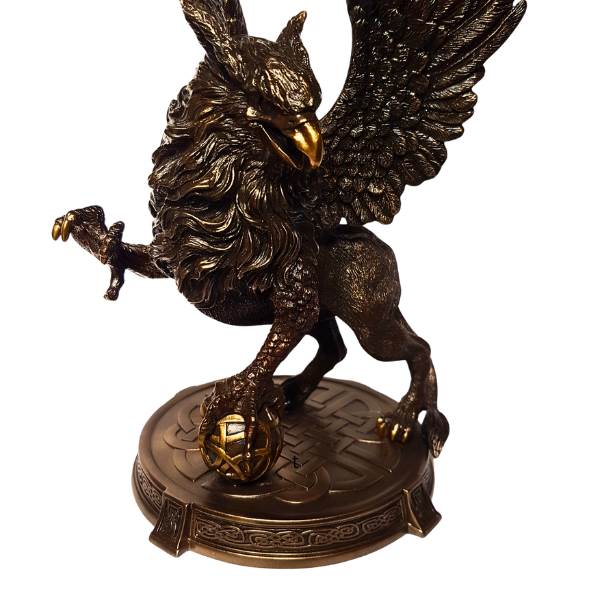Cold Cast Bronze The Mythical Griffin Guardian And King Of All Creatur ...