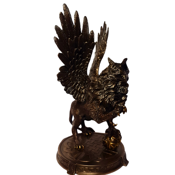 Cold Cast Bronze The Mythical Griffin Guardian And King Of All Creatur ...