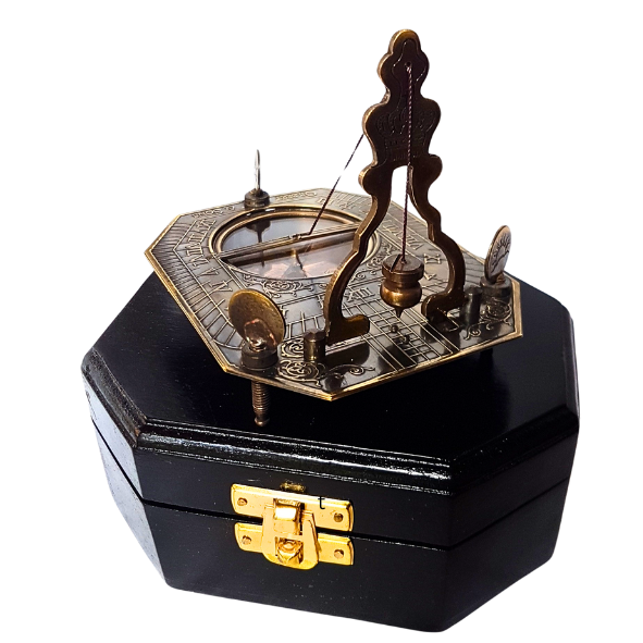 Nautical Pendulum Gilbert And Sons Reproduction Sundial Compass ...