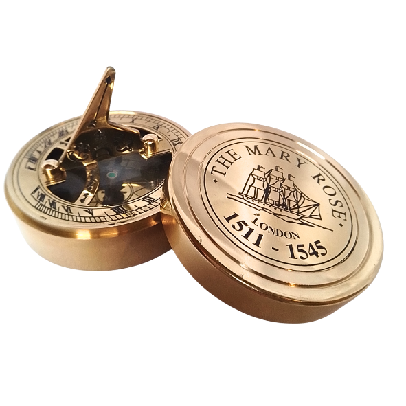 The Mary Rose Navigational Brass Sundial And Compass – Greenmantle Gifts