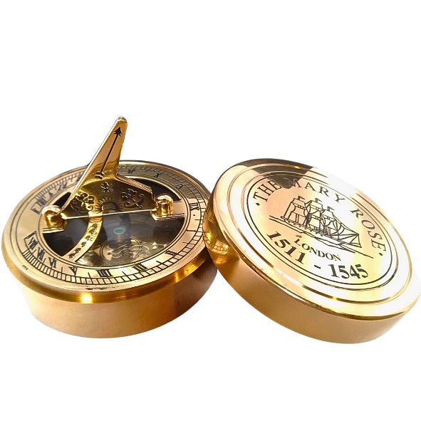 The Mary Rose Navigational Brass Sundial And Compass – Greenmantle Gifts