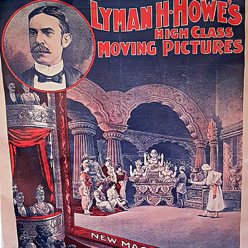 Lyman H Howe's High Class Moving Pictures Reproduction Canvas Vintage ...